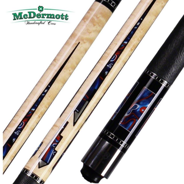 Predator Virtuoso Curly Maple / Turquoise Pool Cue Luxe Leather Wrap ...