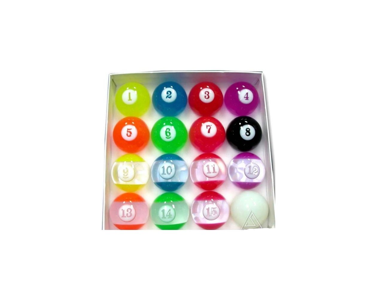 Crystal Pool Ball Set 2 1/4 inch | Thailand Pool Tables