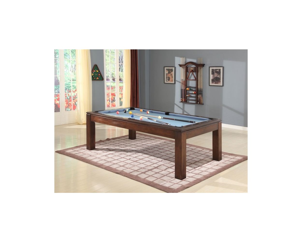 GR8 Billiards Evian Dining Pool Table 8ft | Thailand Pool Tables