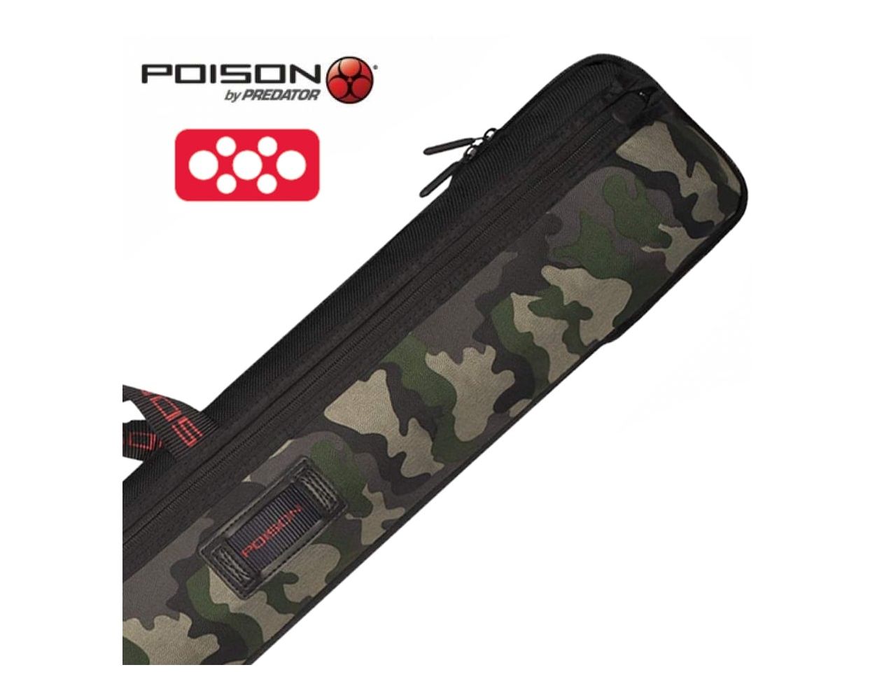 Poison Covert Camo Hard Cue Case 3x4 | Thailand Pool Tables